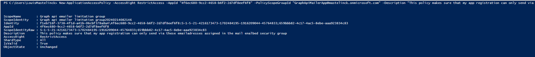 How to Restrict Microsoft Graph API Access to Mailboxes
